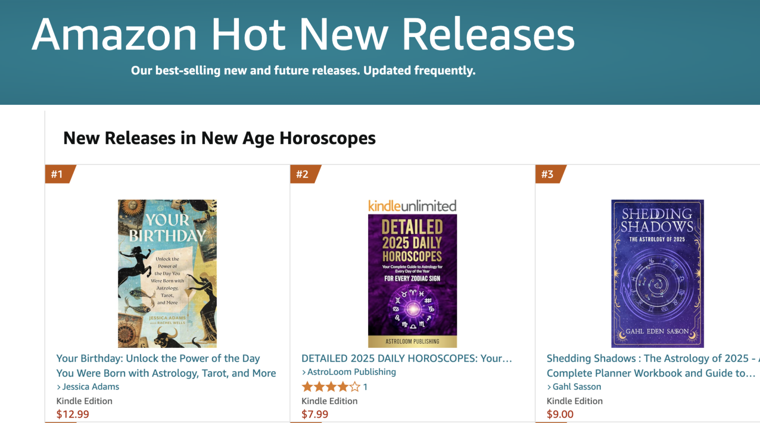 Monthly Horoscopes • Jessica Adams: Psychic Astrologer